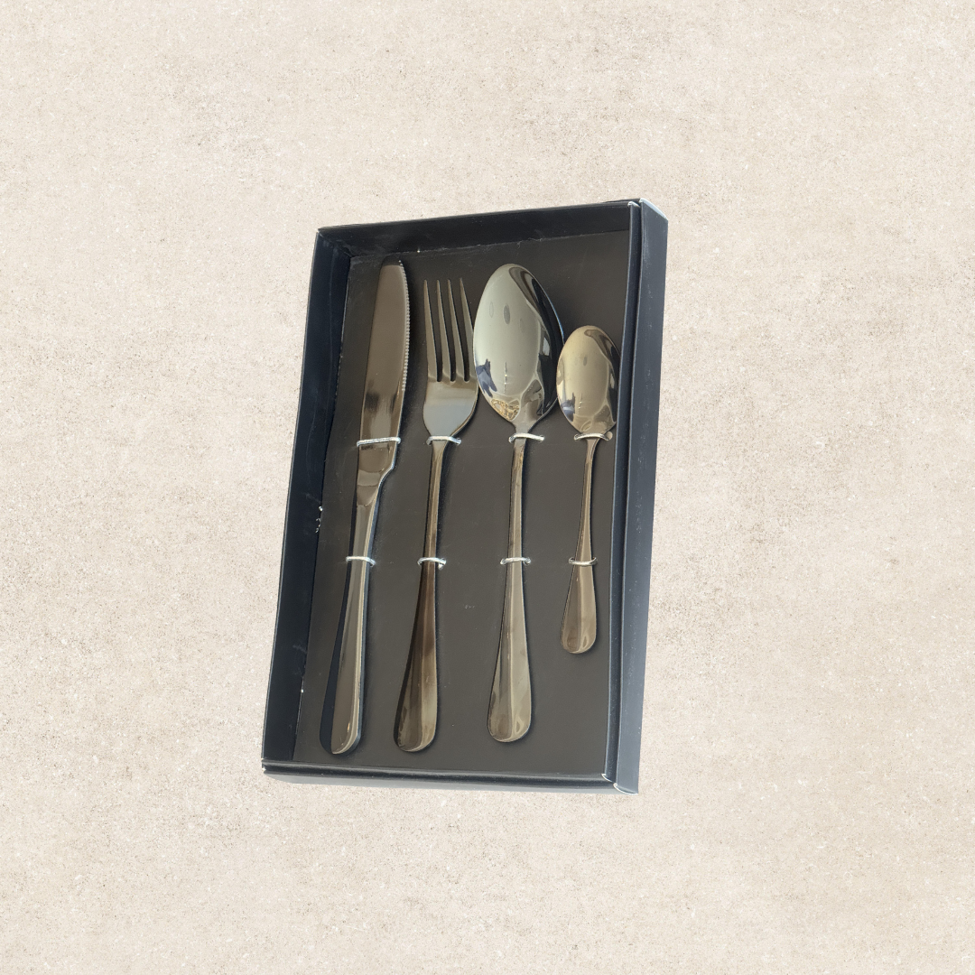 Set Cubiertos Negros – ST Loza